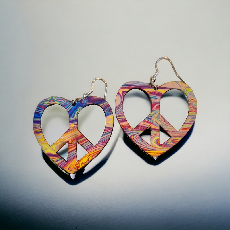 Heart Peace Sign - Etsy