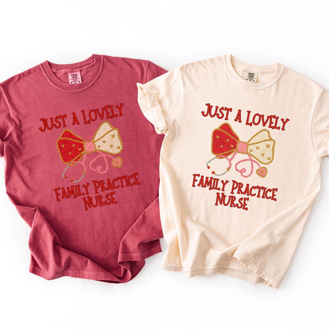 Comfort Colors Valentine Family Practice Nurse Shirt, Funny Family ...