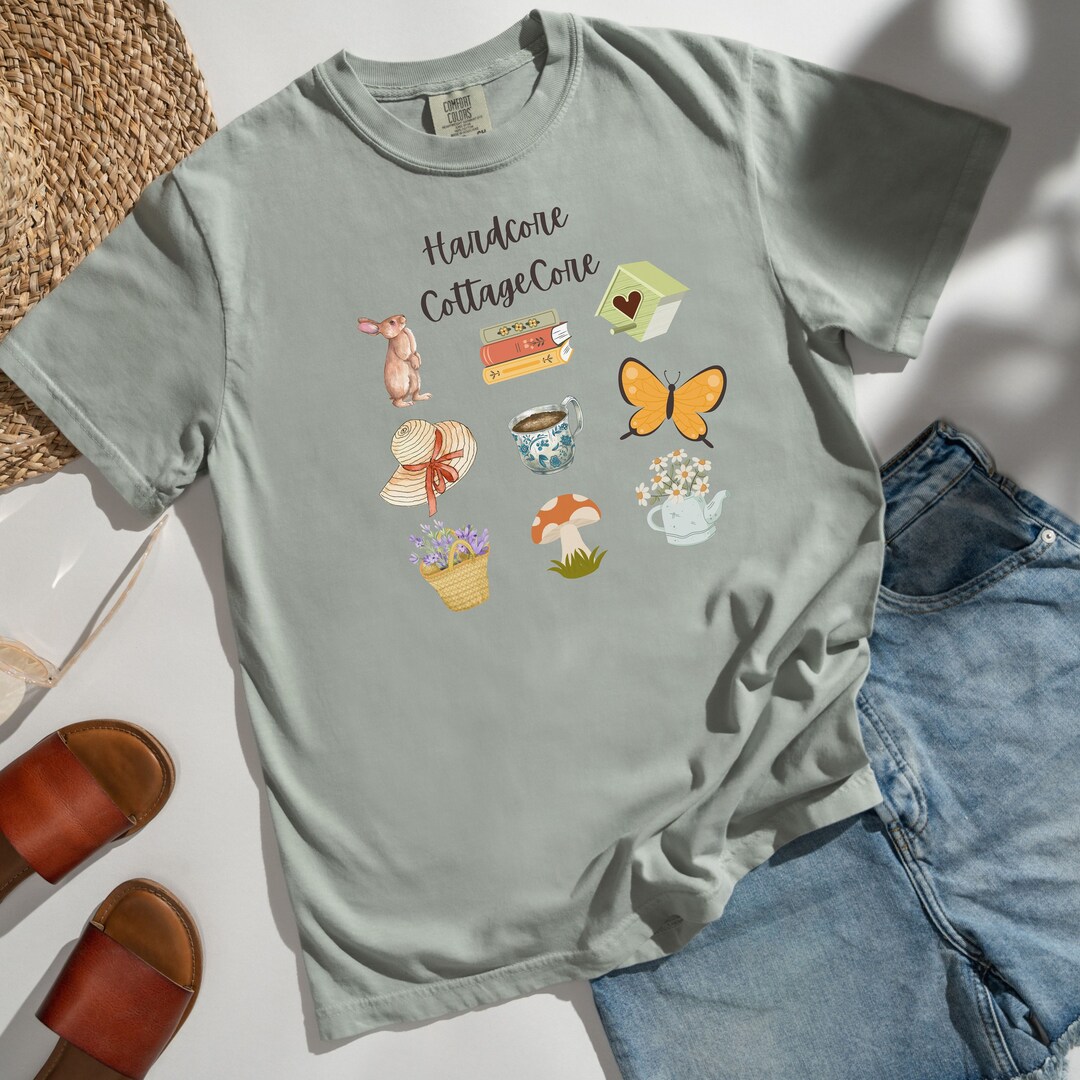 Cottage Core Shirt, Boho Shirt Nature Shirt, Interior Design Tshirt ...