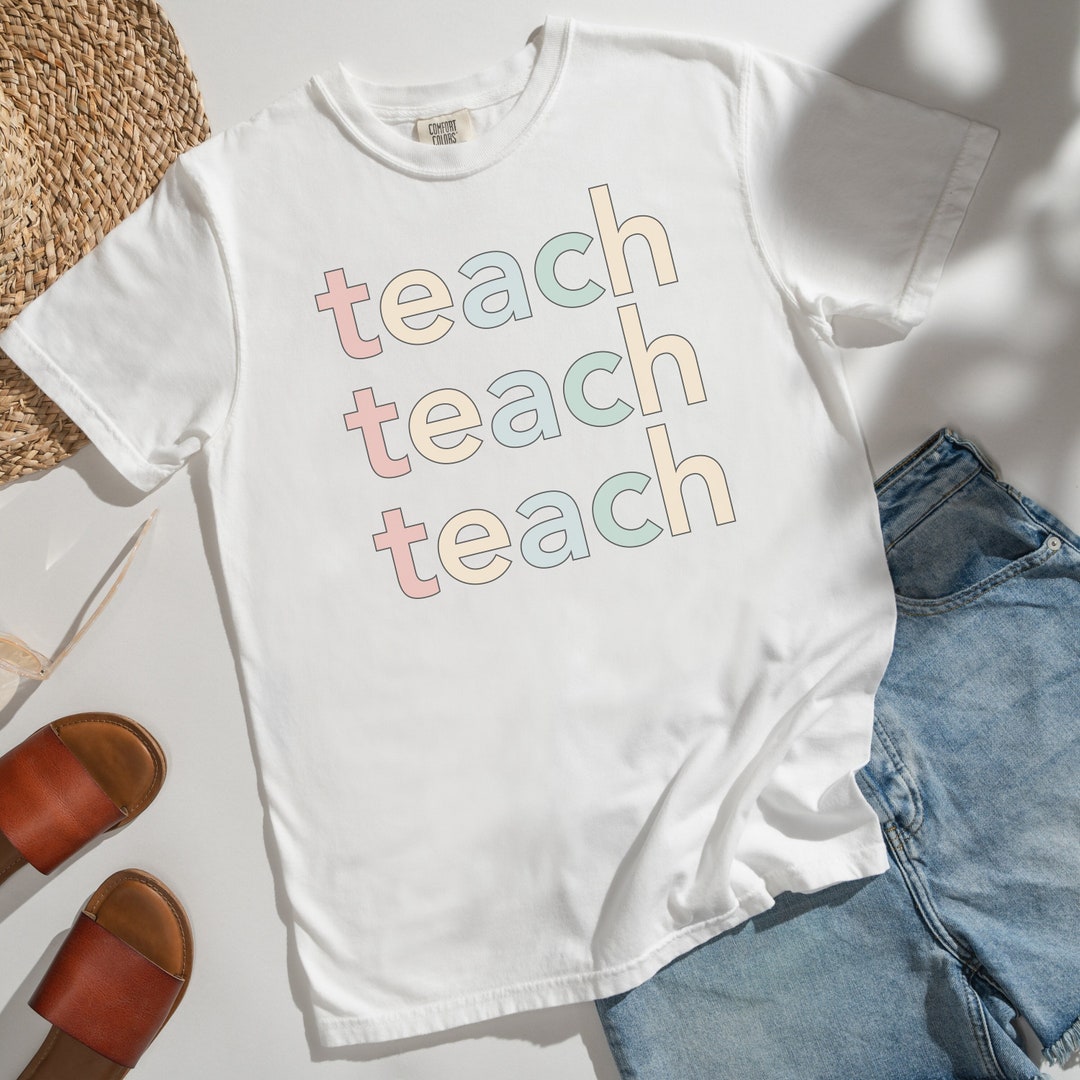 Teacher Shirt, School Staff Shirt, Back to School Shirt, Comfort Colors ...