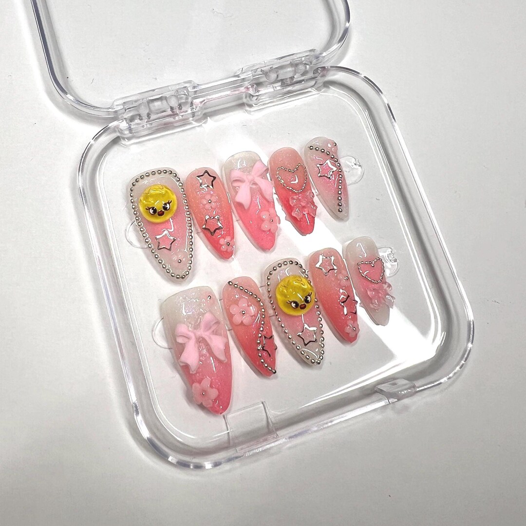 Stray Kids Bbokari Mixed Press on Nails - Skzoo Skz Felix Kpop Press on ...