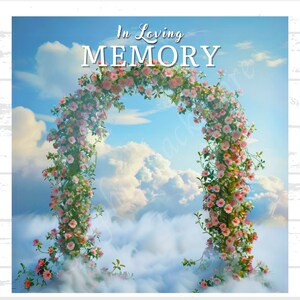 In Loving Memory PNG, Memorial Background Template, RIP Tribute Design ...