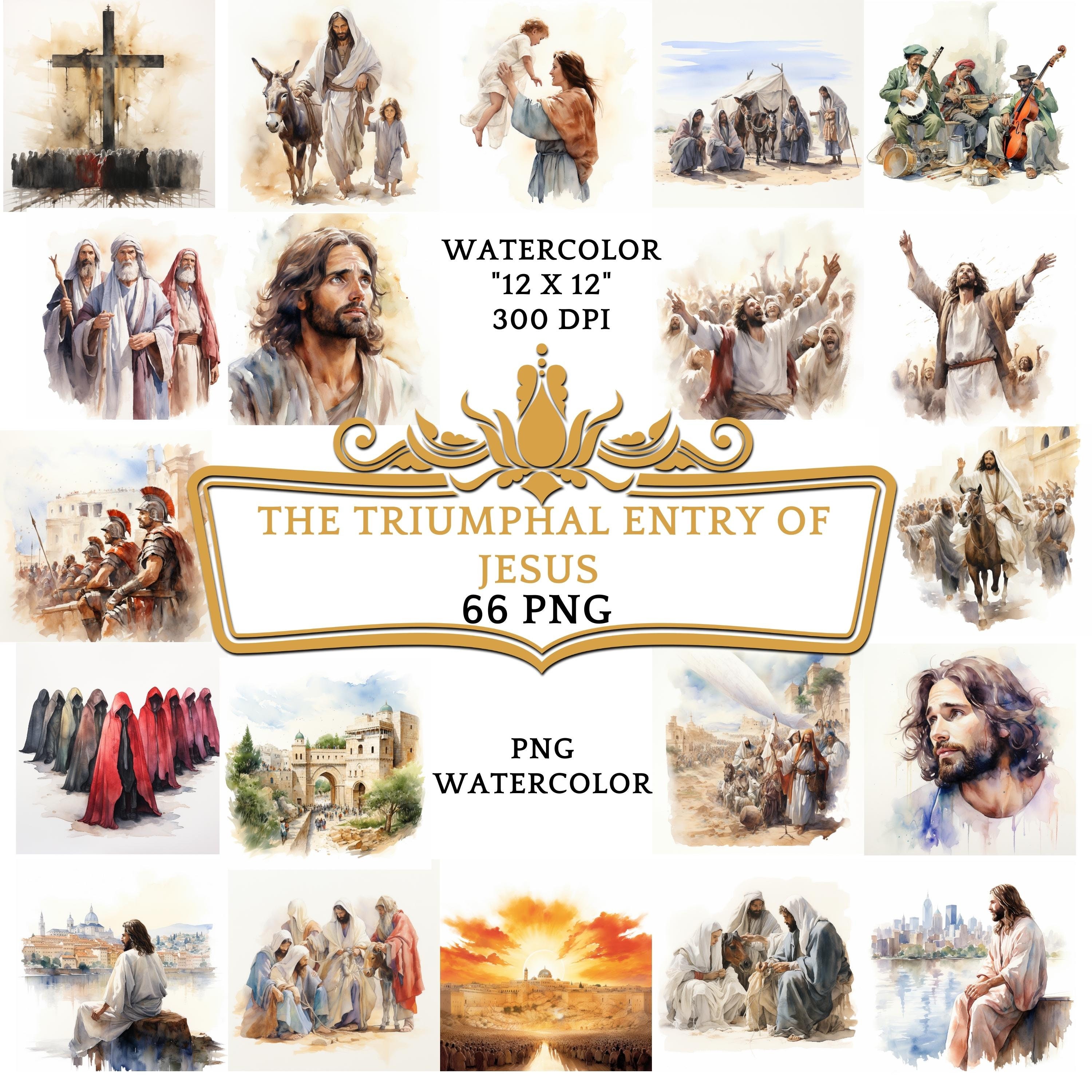 Triumphal Entry Clip Art