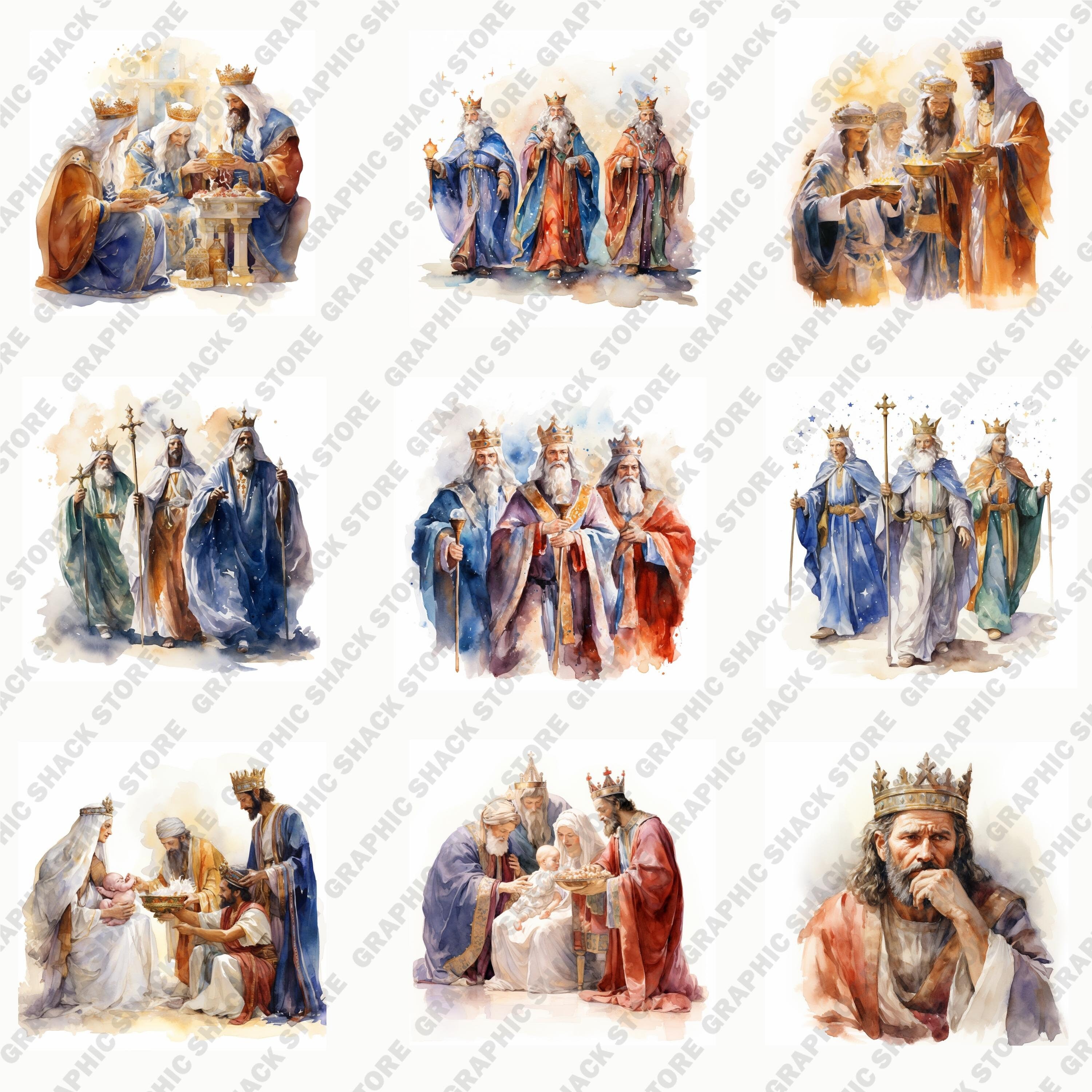 92 PNG Watercolor Jesus is Born Clip Art Christian Religious Bible ...