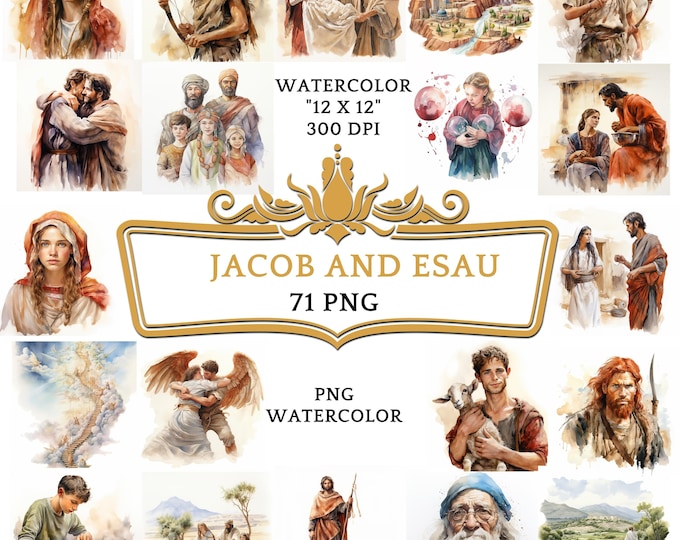 12 Sons of Jacob Clip Art - Jacob Sons - Bible Based - Bible Characters ...