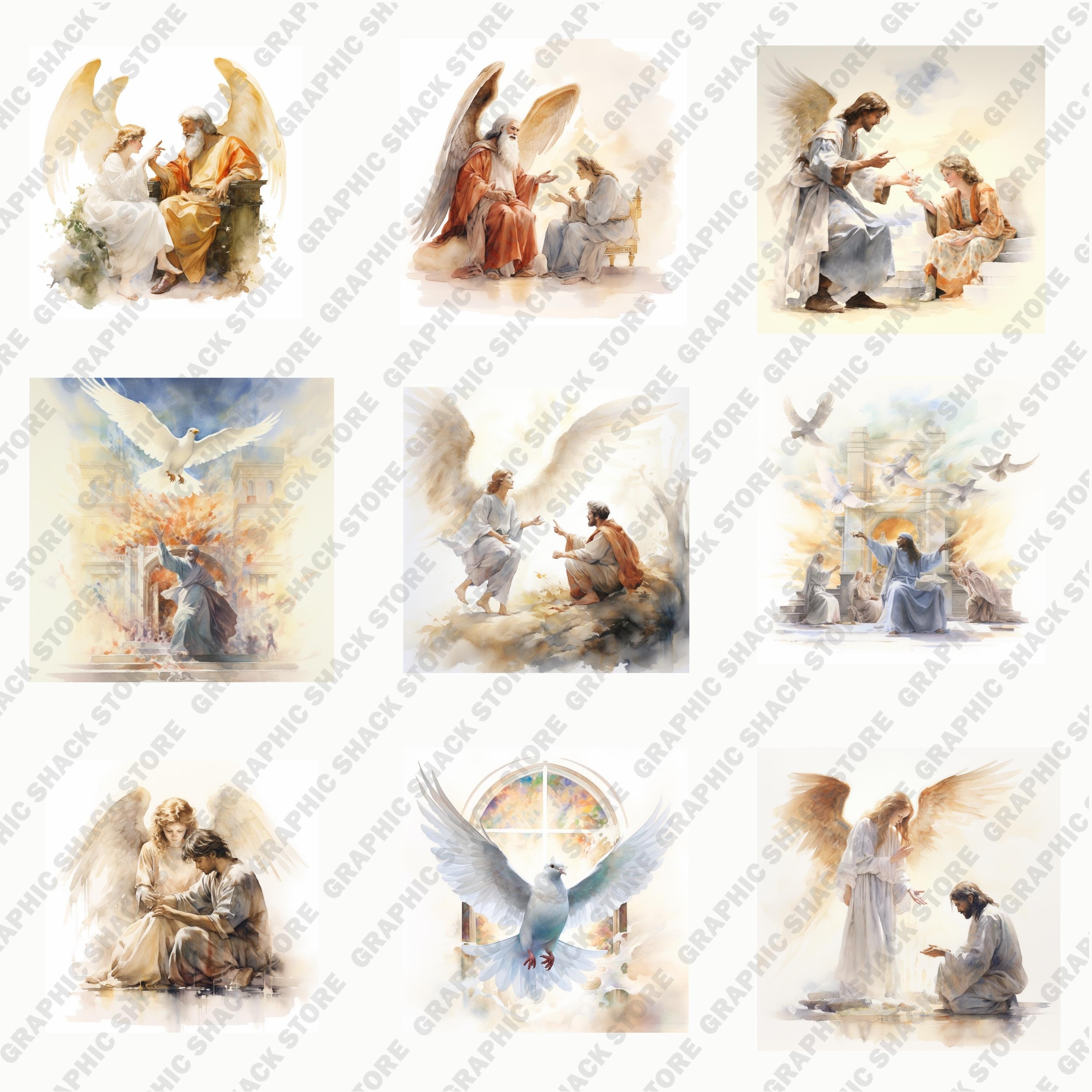 74 PNG Watercolor Conversion of Cornelius Clipart Christian Religious ...