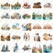 100 Watercolor Dubai PNG Clipart Bundle, Dubai Summer Travel, Landmark ...