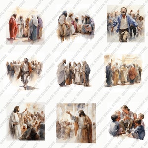 45 Watercolor Pool of Bethesda Clipart | Christian Religious Bible ...