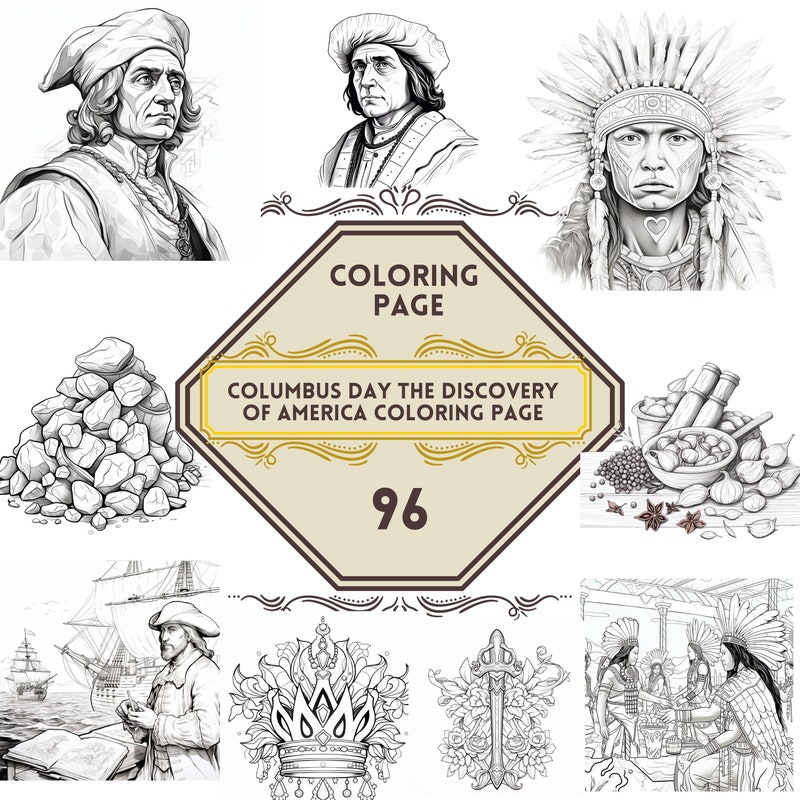 Columbus Day Clipart - Etsy