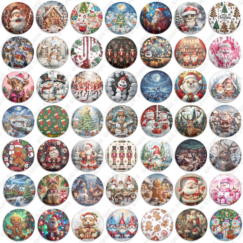 300x Christmas Car Coaster Designs - Festive Bundle for Sublimation ...