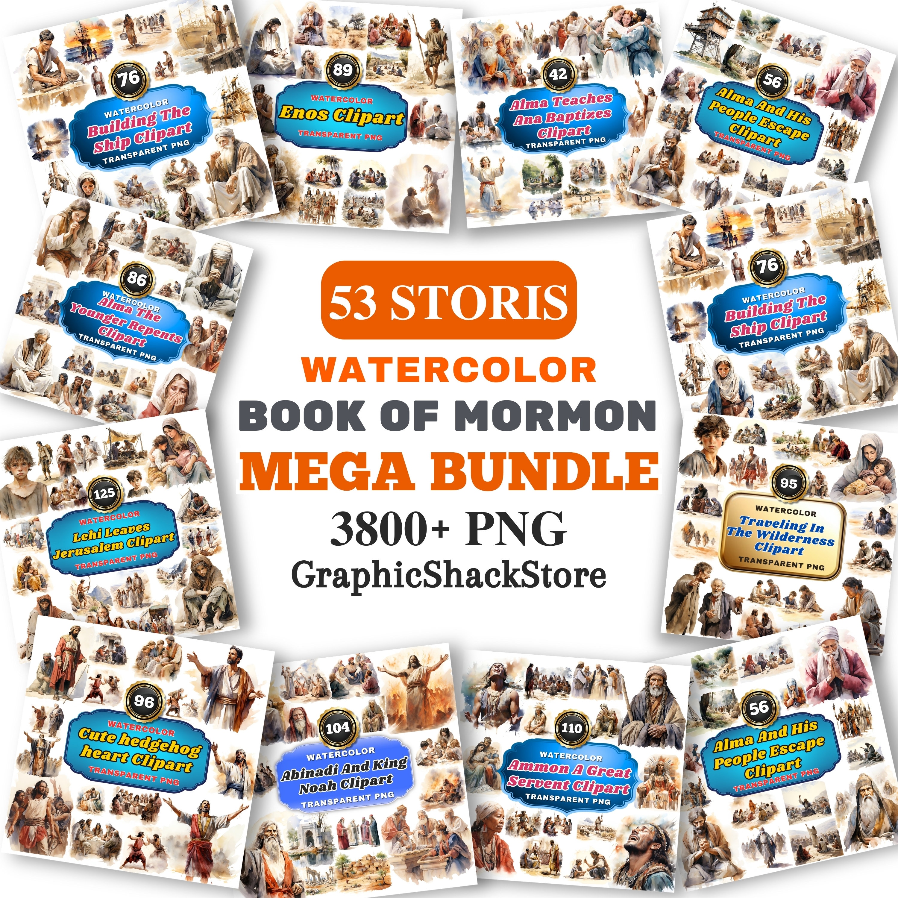 Book Of Mormon Stories Clipart