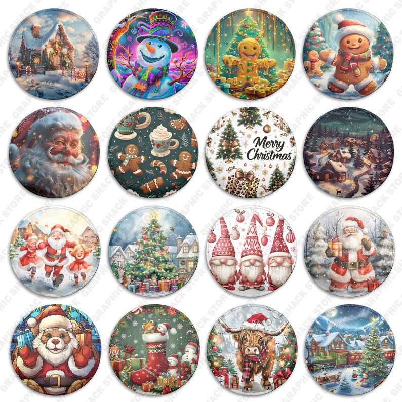300x Christmas Car Coaster Designs - Festive Bundle for Sublimation ...