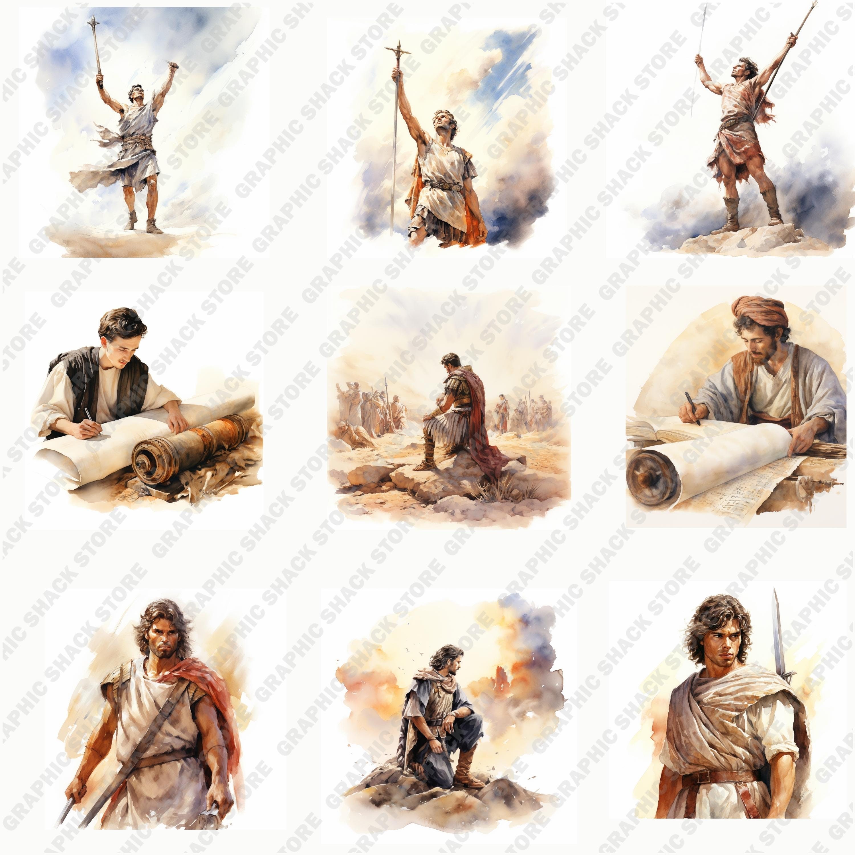 75 Watercolor PNG Sun Stand Still Clip Art Christian Religious Bible ...