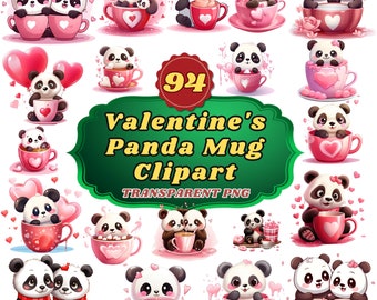 Premium Vector Clipart Kawaii Panda Cute Pandas Planner - Etsy Singapore