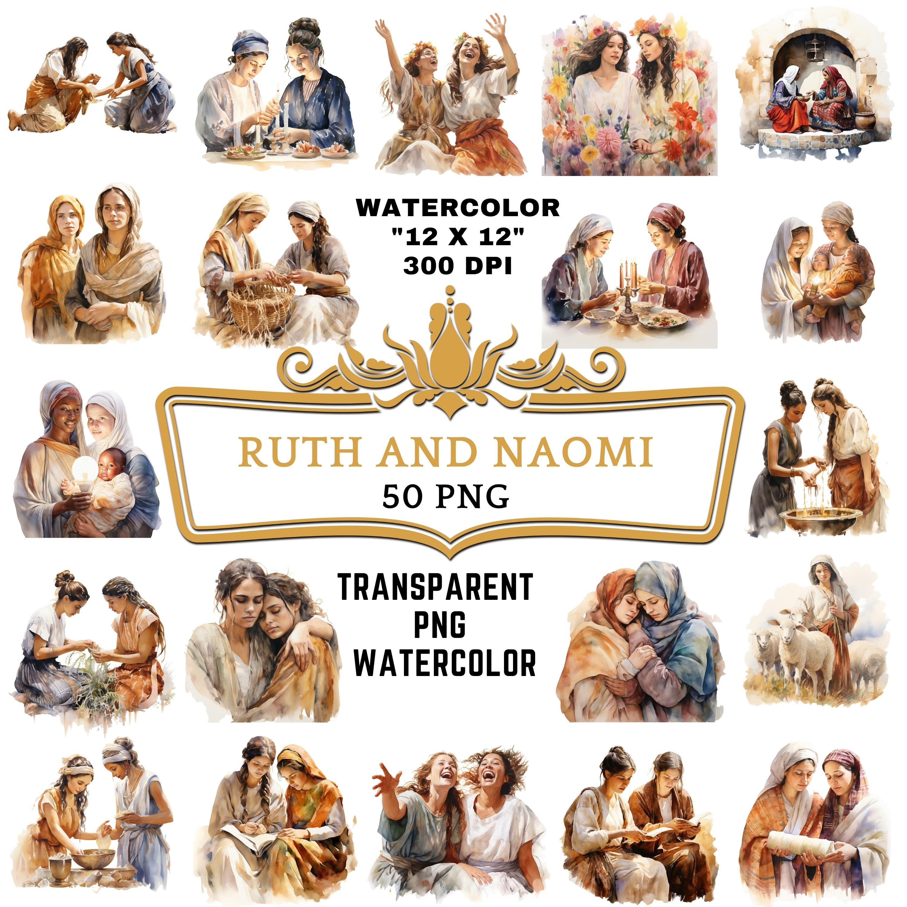 Ruth And Naomi Clipart Etc Ruth And Naomi Page 2 | TPT