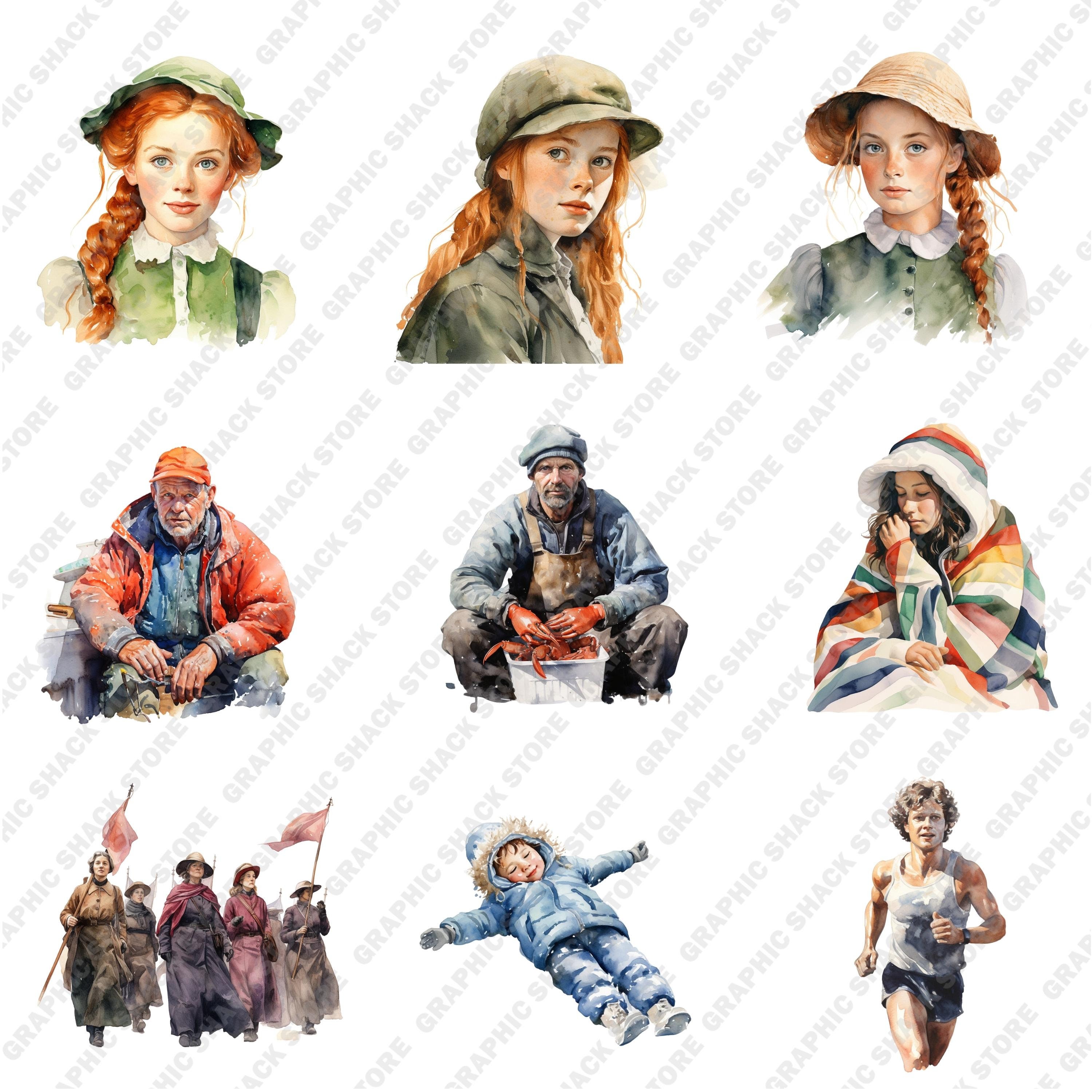 109 Watercolor Canada PNG Clipart Bundle, Canadian Summer Travel ...