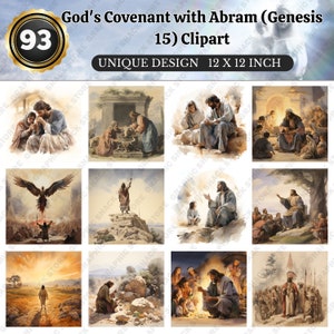 93 Watercolor God's Covenant With Abram (genesis 15) PNG Clipart ...