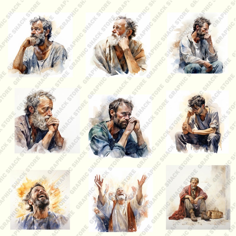 74 PNG Watercolor Conversion of Cornelius Clipart Christian Religious ...