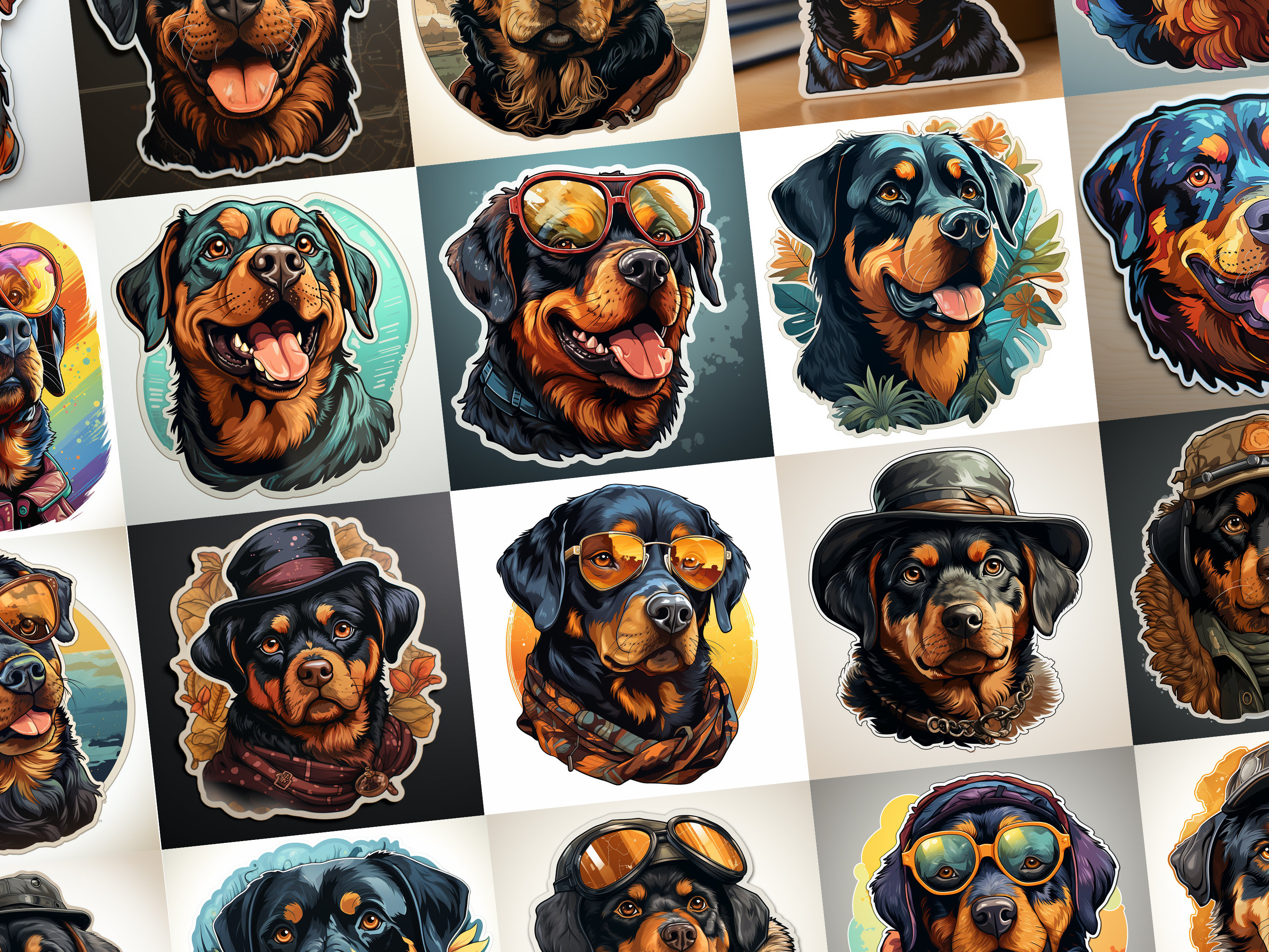 Mean Rottweiler Art
