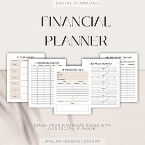 DIGITAL Financial Planner/tracker - Etsy