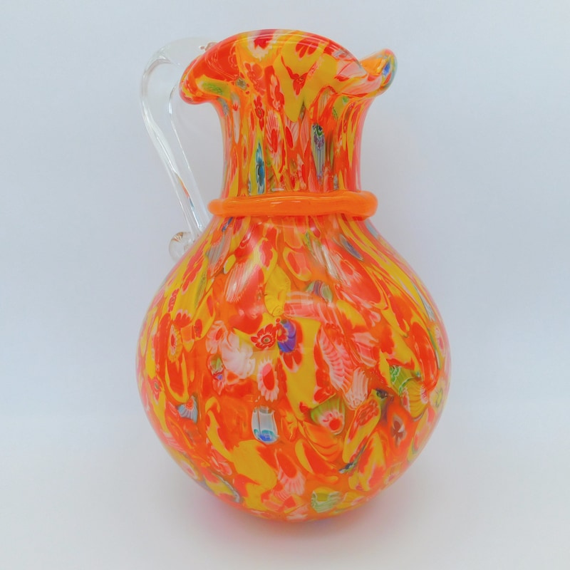 Italian Blown Glass Vases - Etsy