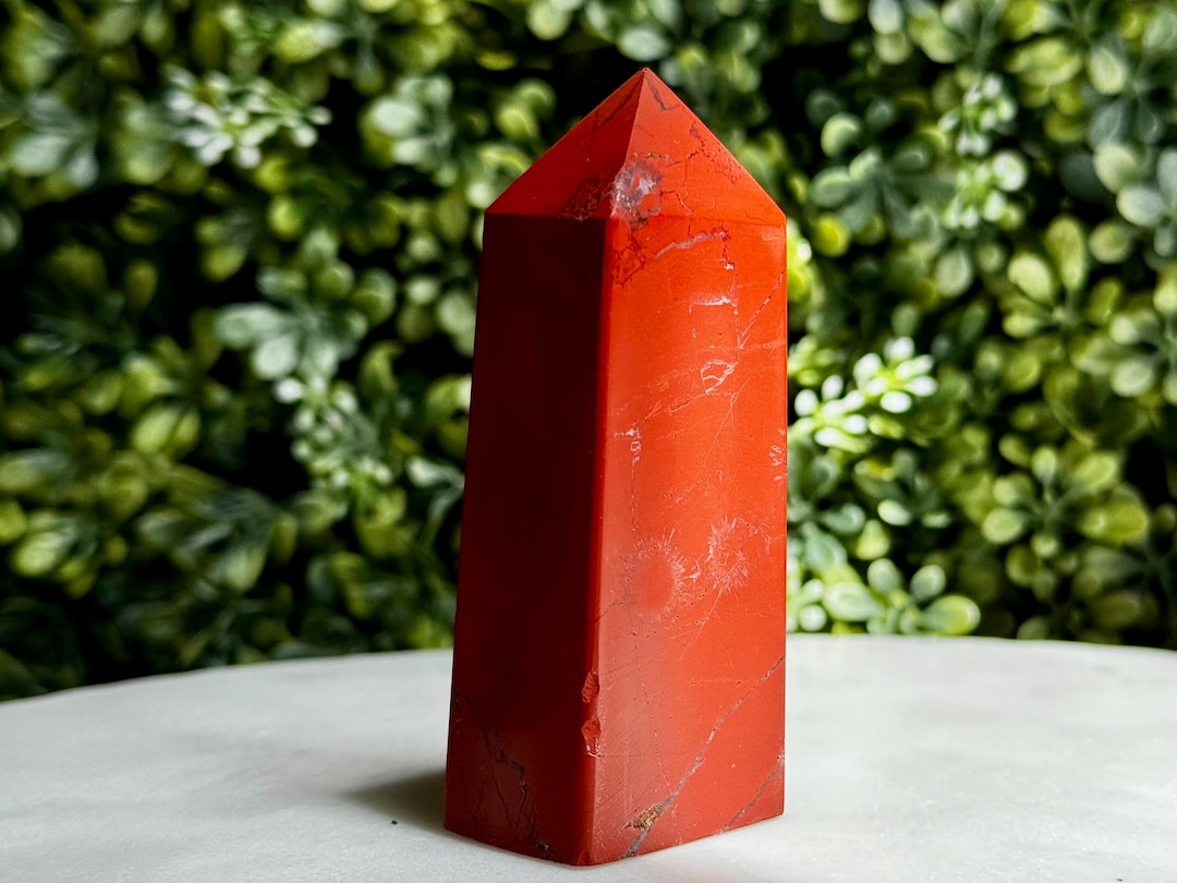 Red Jasper Tower: Root Chakra Crystal for Grounding & Strength - Etsy