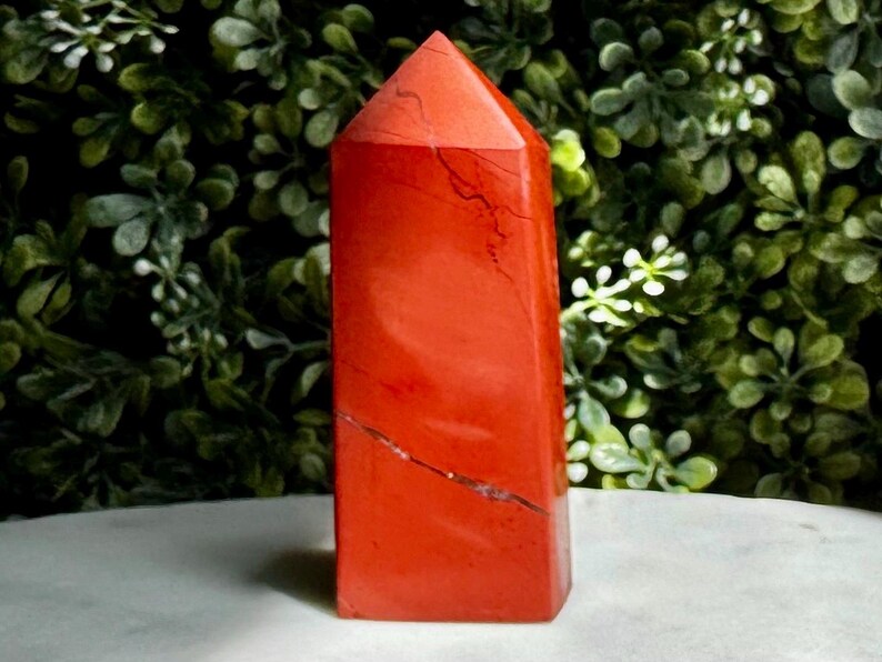 Red Jasper Tower: Root Chakra Crystal for Grounding & Strength - Etsy