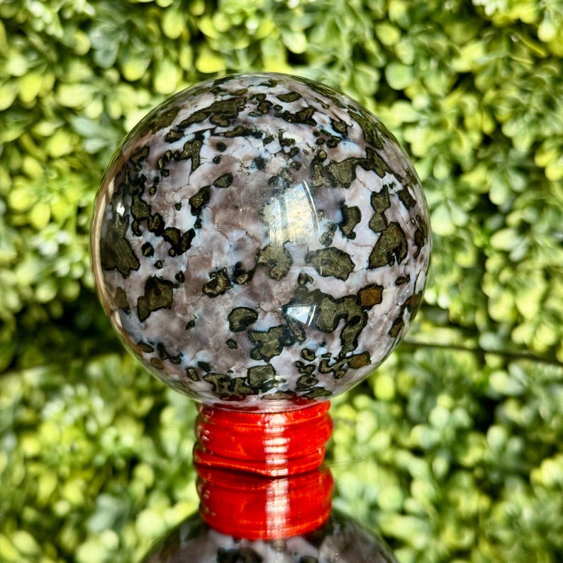 Indigo Gabbro Sphere – Mystic Merlinite Crystal Ball, Meditation ...