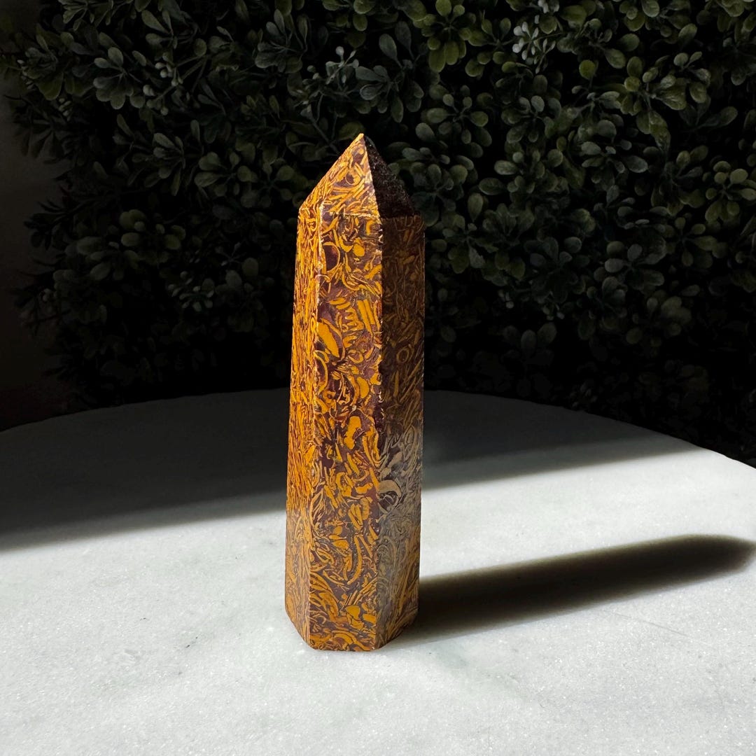 Calligraphy Stone Tower – Mariam Jasper Tower for Ancient Wisdom, Focus ...