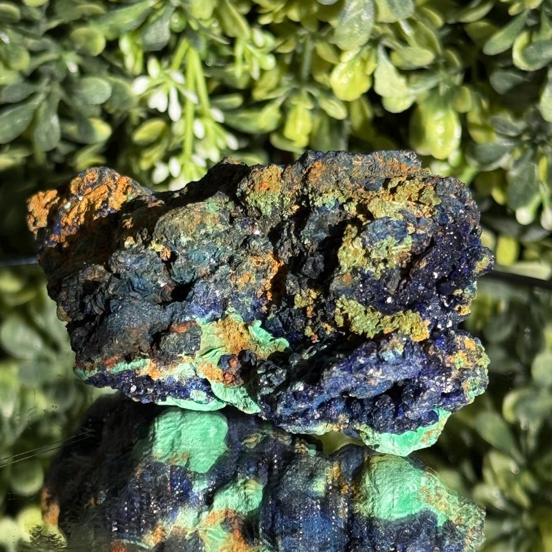 Sparkly Azurite & Chrysocolla Specimen – High Vibrational Copper ...