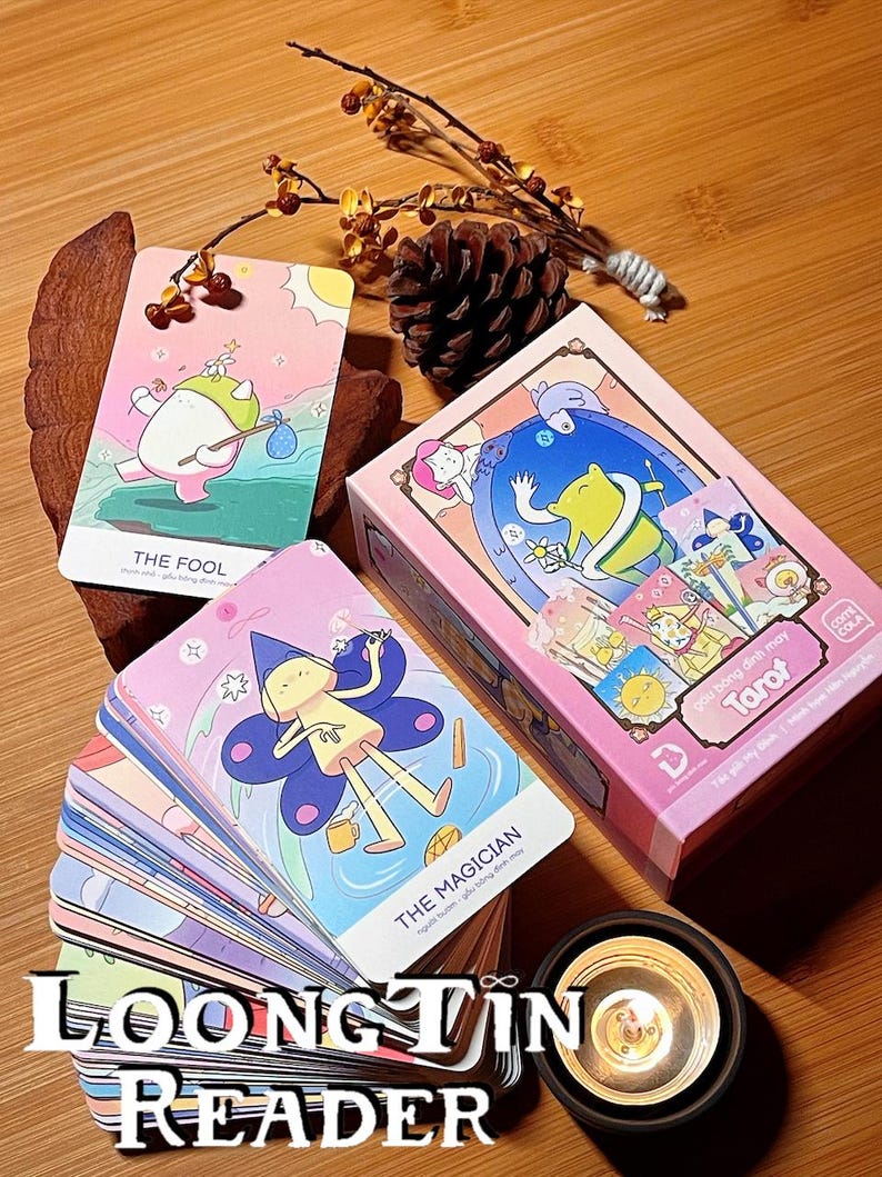 Dinh’s Teddy Bear Tarot Deck – 78 Rws-inspired Cards, 5 Bonus, Flat Art ...