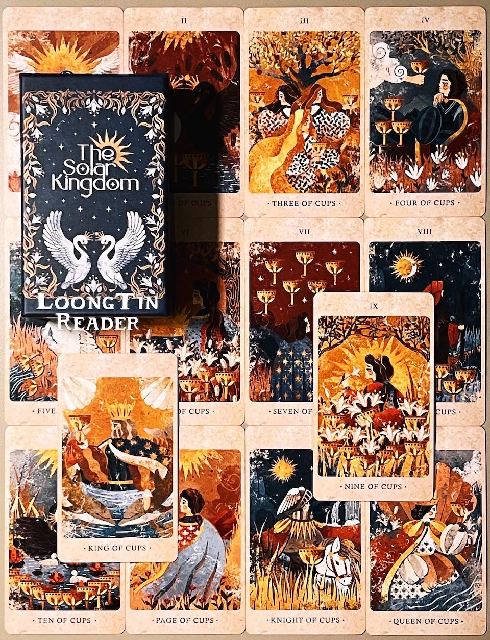 The Solar Kingdom Tarot Deck – Fantasy Tarot, Sun & Moon Phases, Hand ...