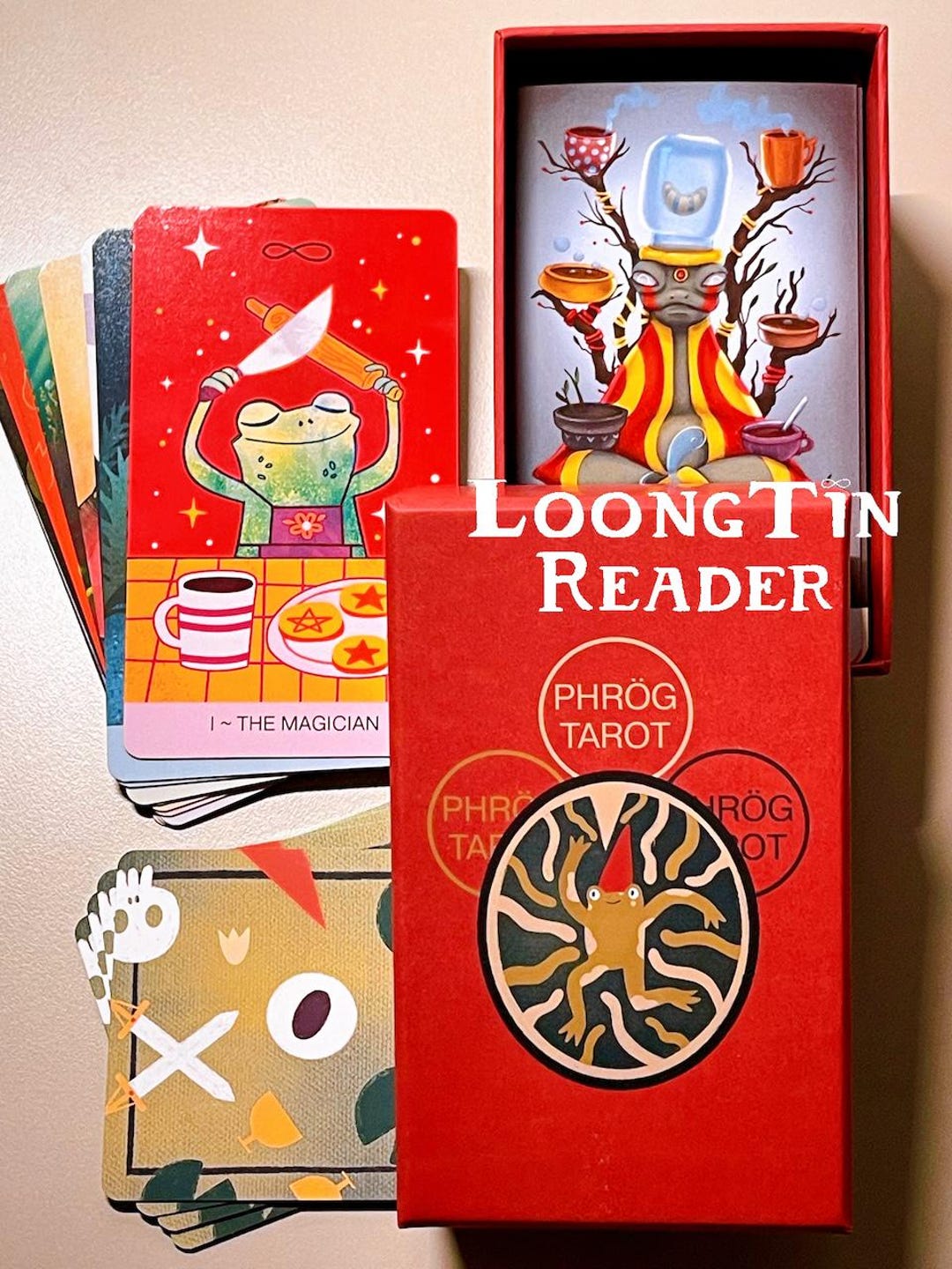 Phrog Tarot Deck- PHRÖG Tarot Deck - A Whimsical Collaboration of Frogs ...