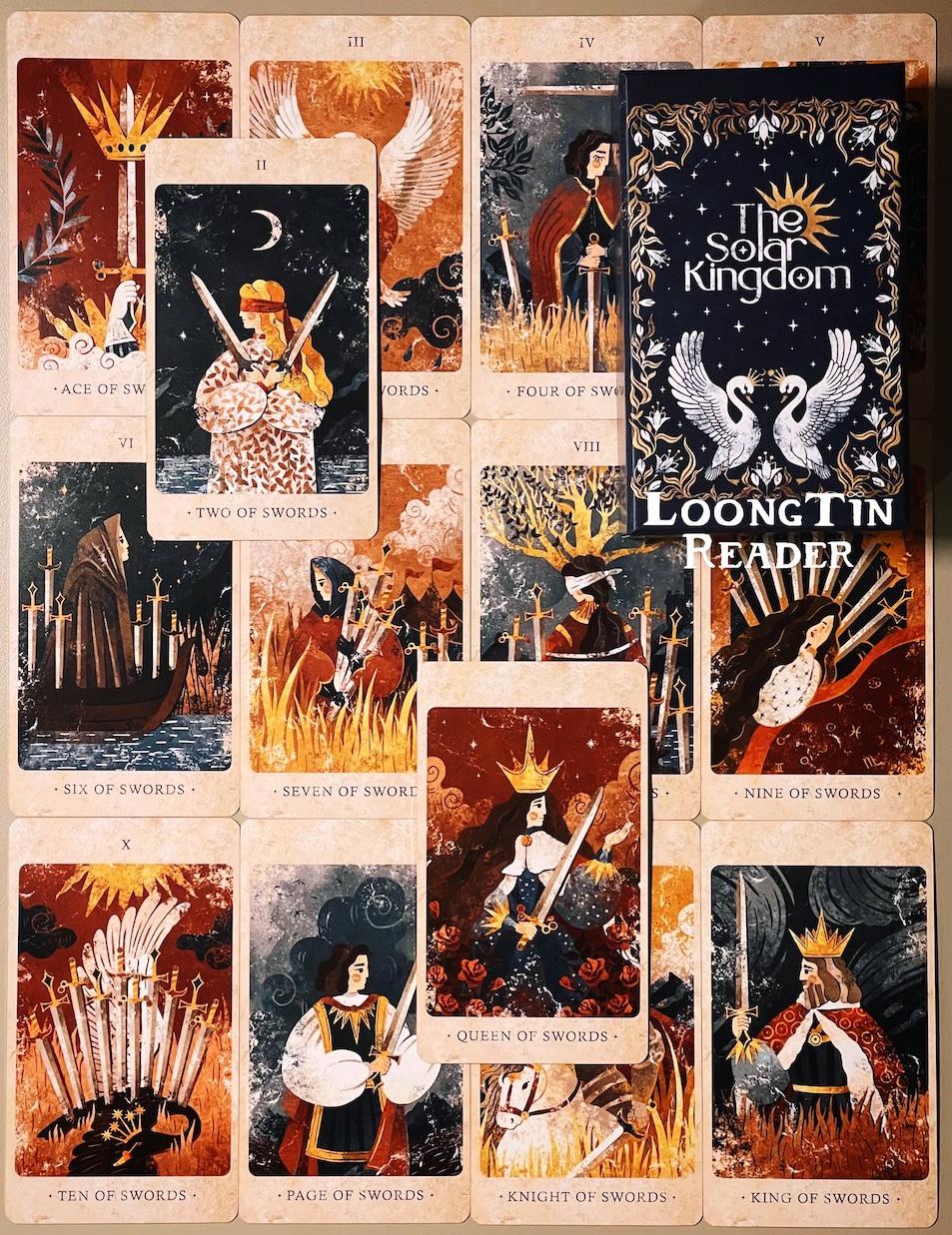 The Solar Kingdom Tarot Deck – Fantasy Tarot, Sun & Moon Phases, Hand ...