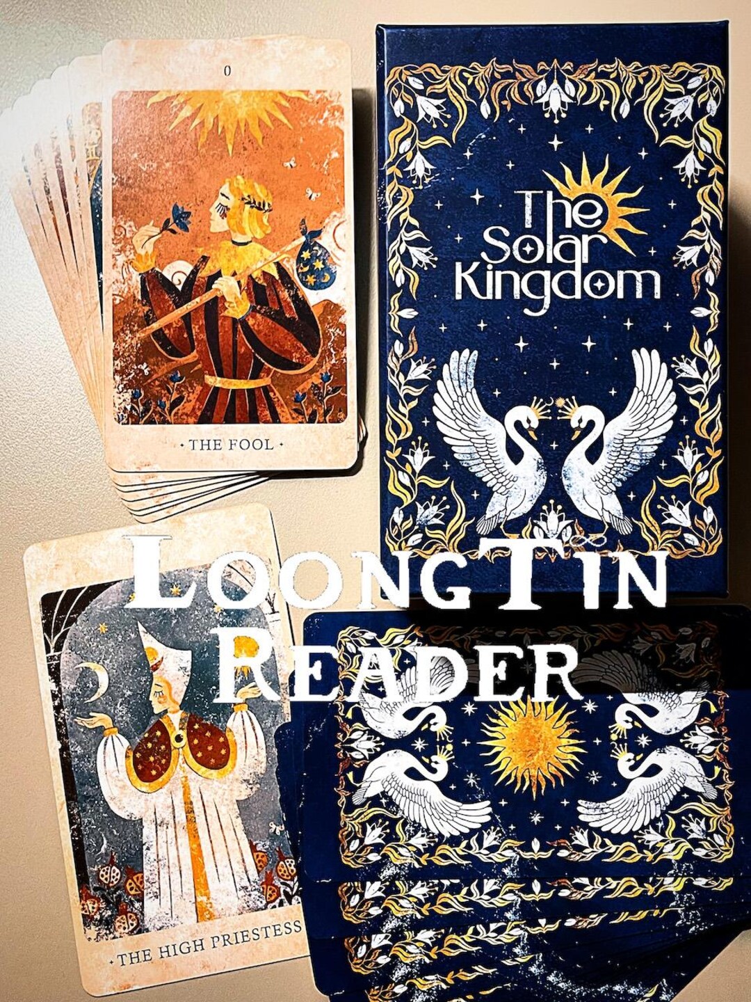 The Solar Kingdom Tarot Deck – Fantasy Tarot, Sun & Moon Phases, Hand ...