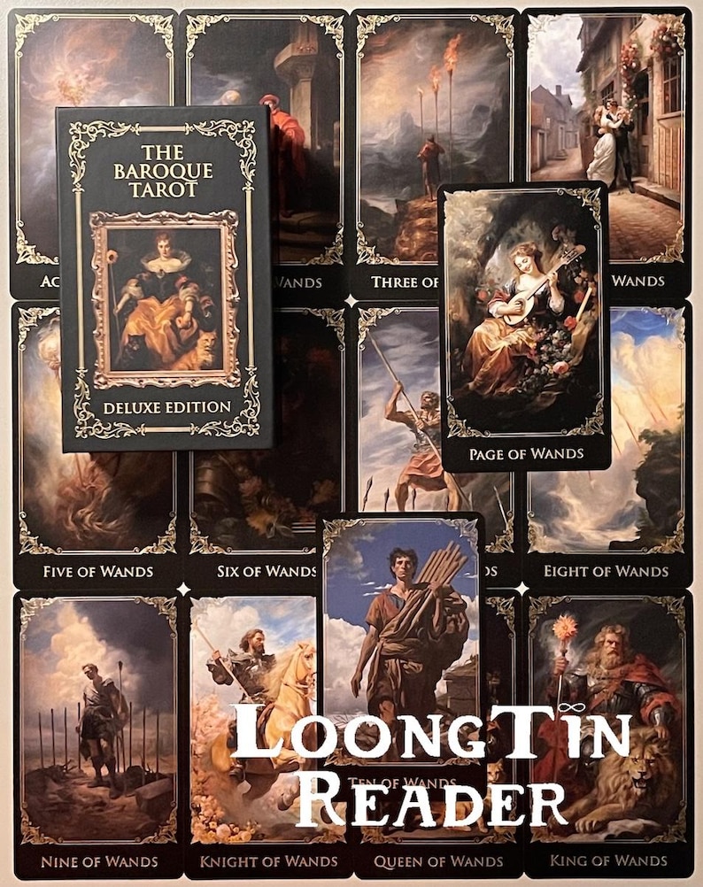 The Baroque Tarot Deck Deluxe Edition – Luxury RWS Tarot, Baroque Art ...