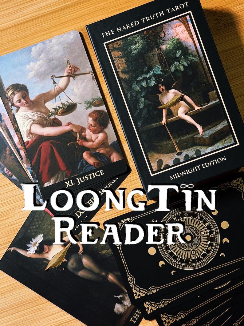 The Naked Truth Tarot Deck – Midnight Edition, 80 Cards RWS Art Deck of ...