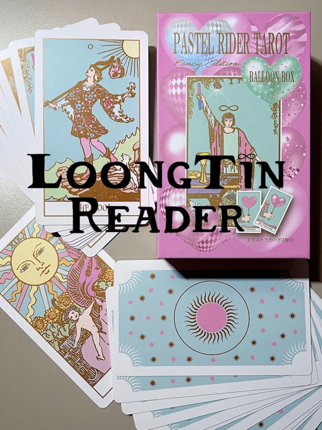 Pastel Rider Tarot Deck – Fancy Edition, Japanese Tarot Deck, Soft ...