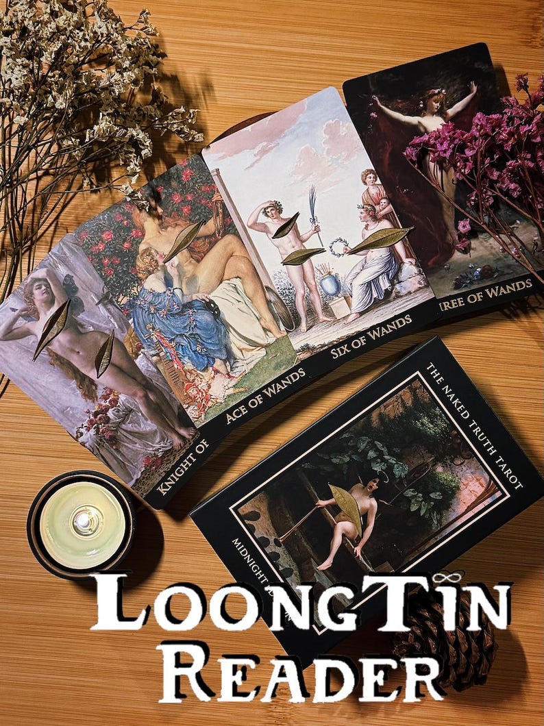 The Naked Truth Tarot Deck – Midnight Edition, 80 Cards RWS Art Deck of ...