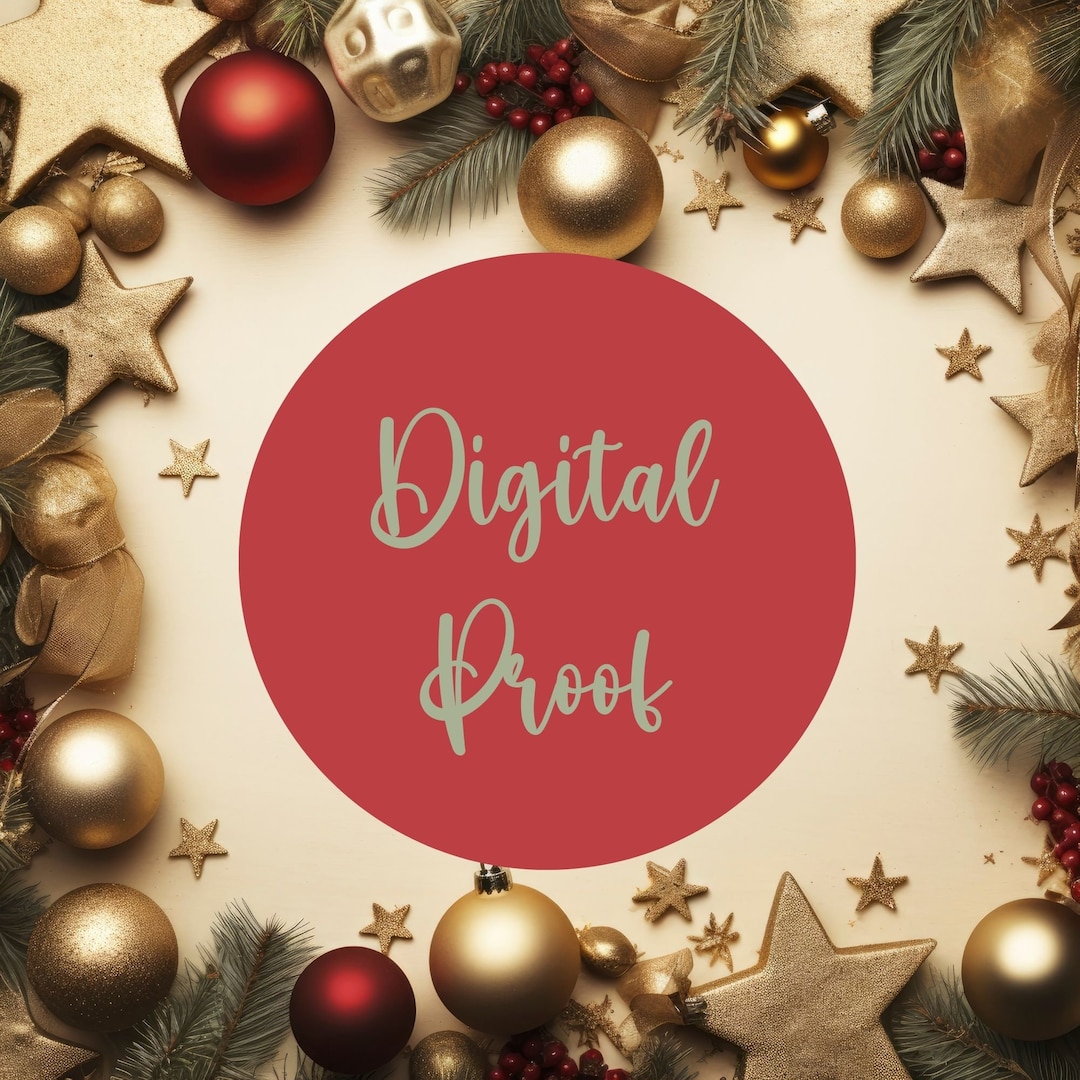 Digital Proof for Personalized Orders | Buy Only With Personalized ...
