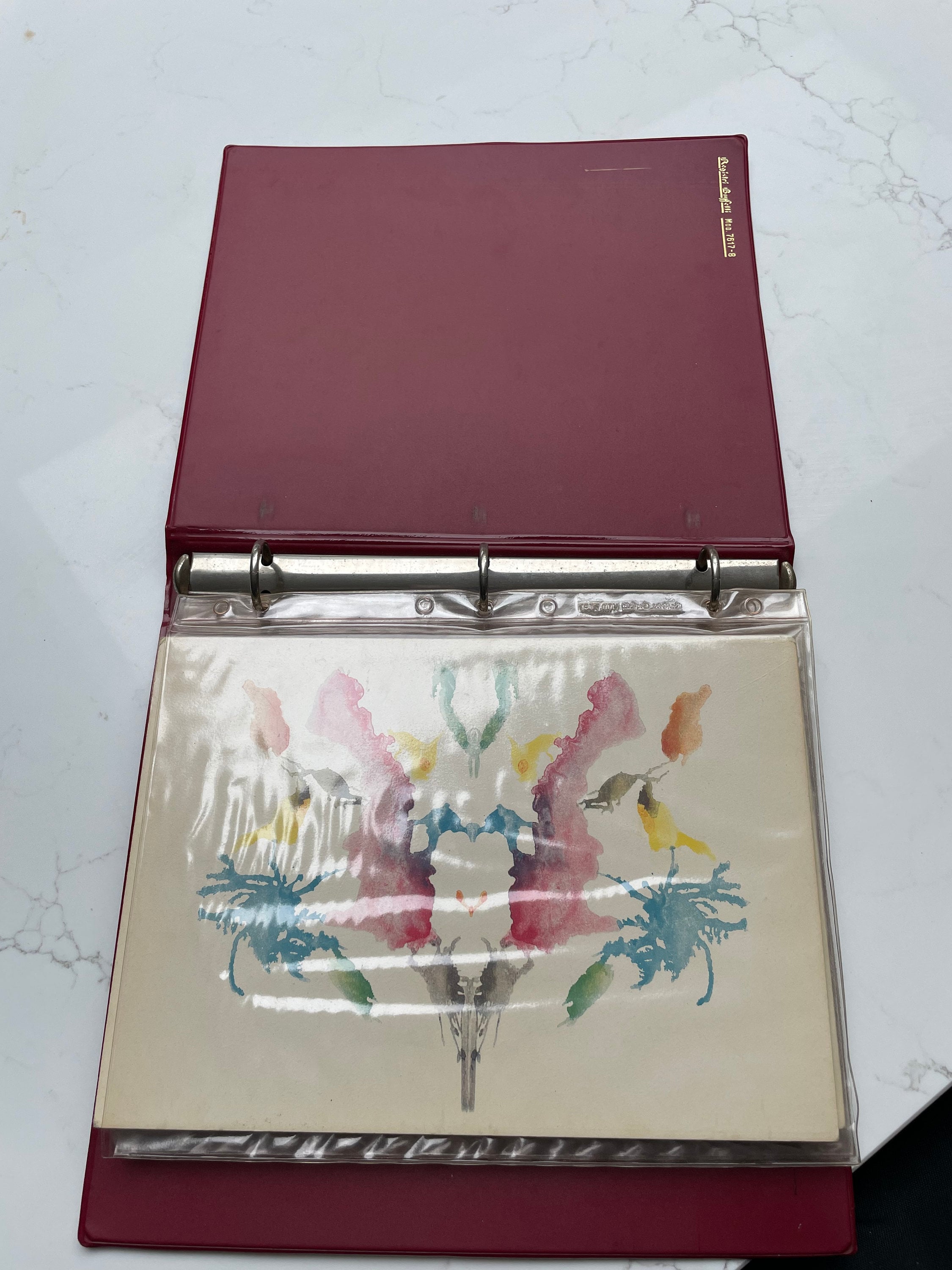 Rorschach Inkblot Print Test Cards 1921 / 1948 Reprint - Etsy Australia