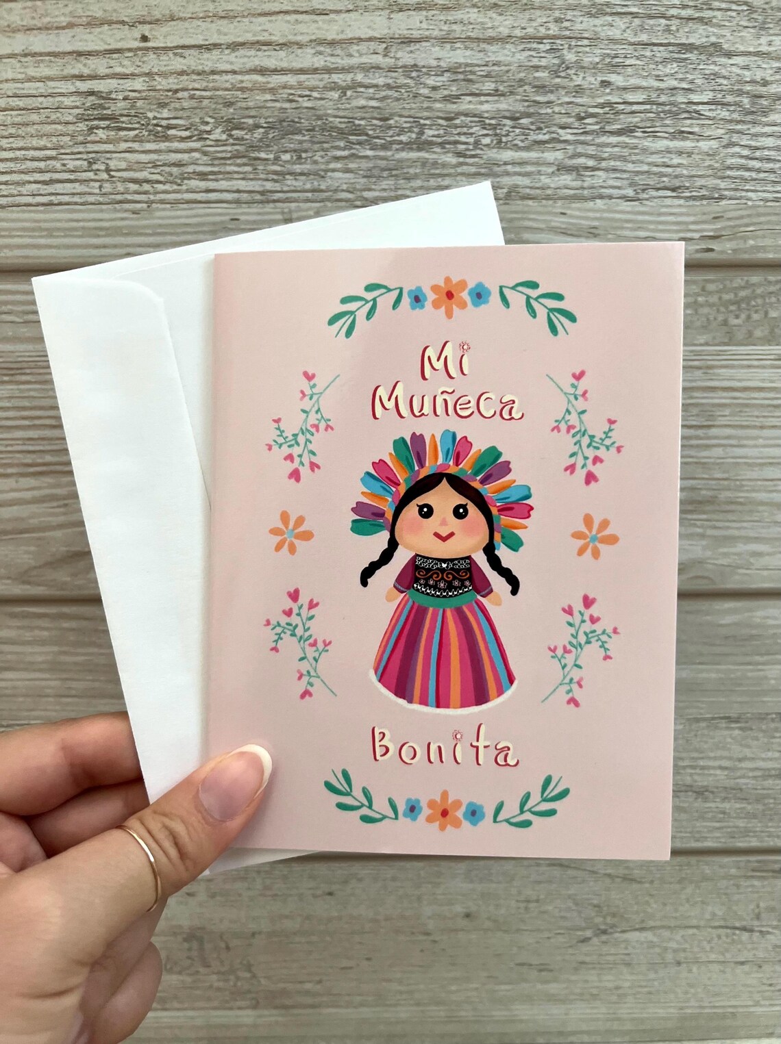 Latinx Greeting Card- “mi Muneca Bonita” - Etsy