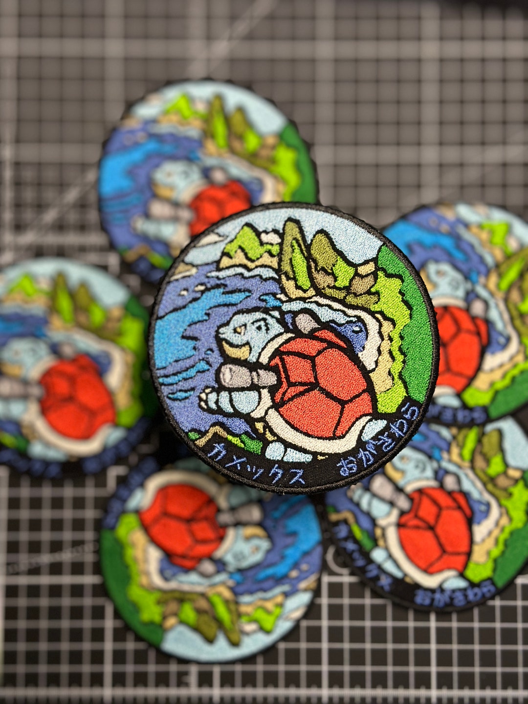 Blastoise Embroidery Sticker Iron on Patch, Perfect for a Gift, Present, Birthday, Japanese ...