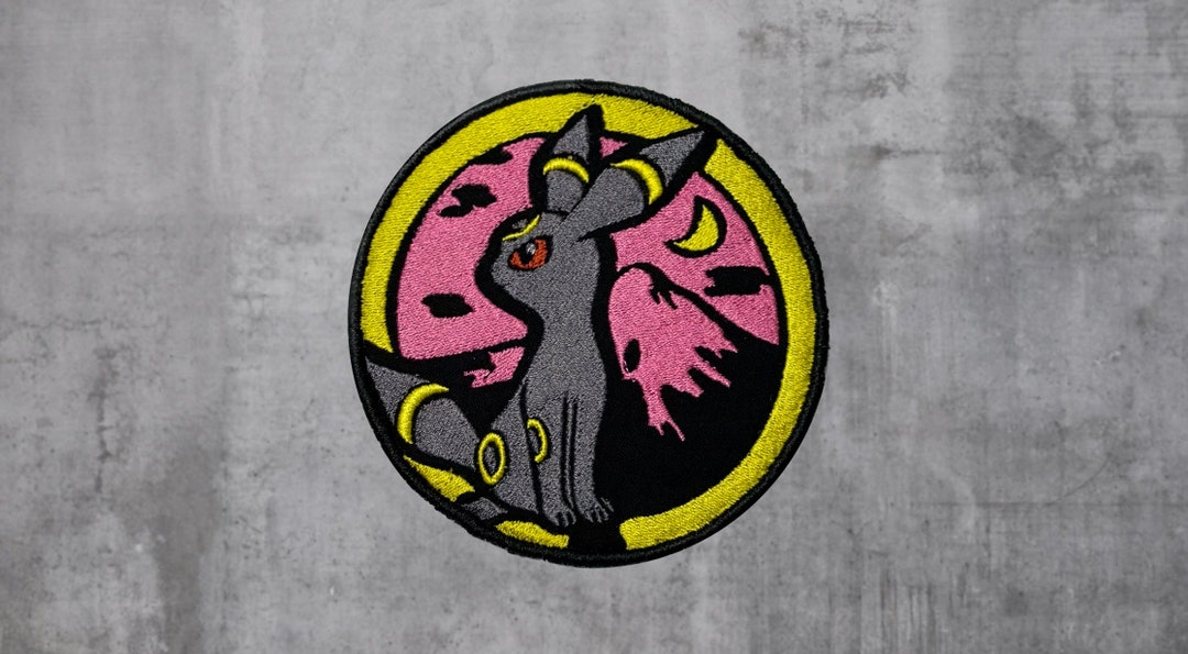Umbreon Embroidery Iron on Patch Perfect for a Gift Present - Etsy