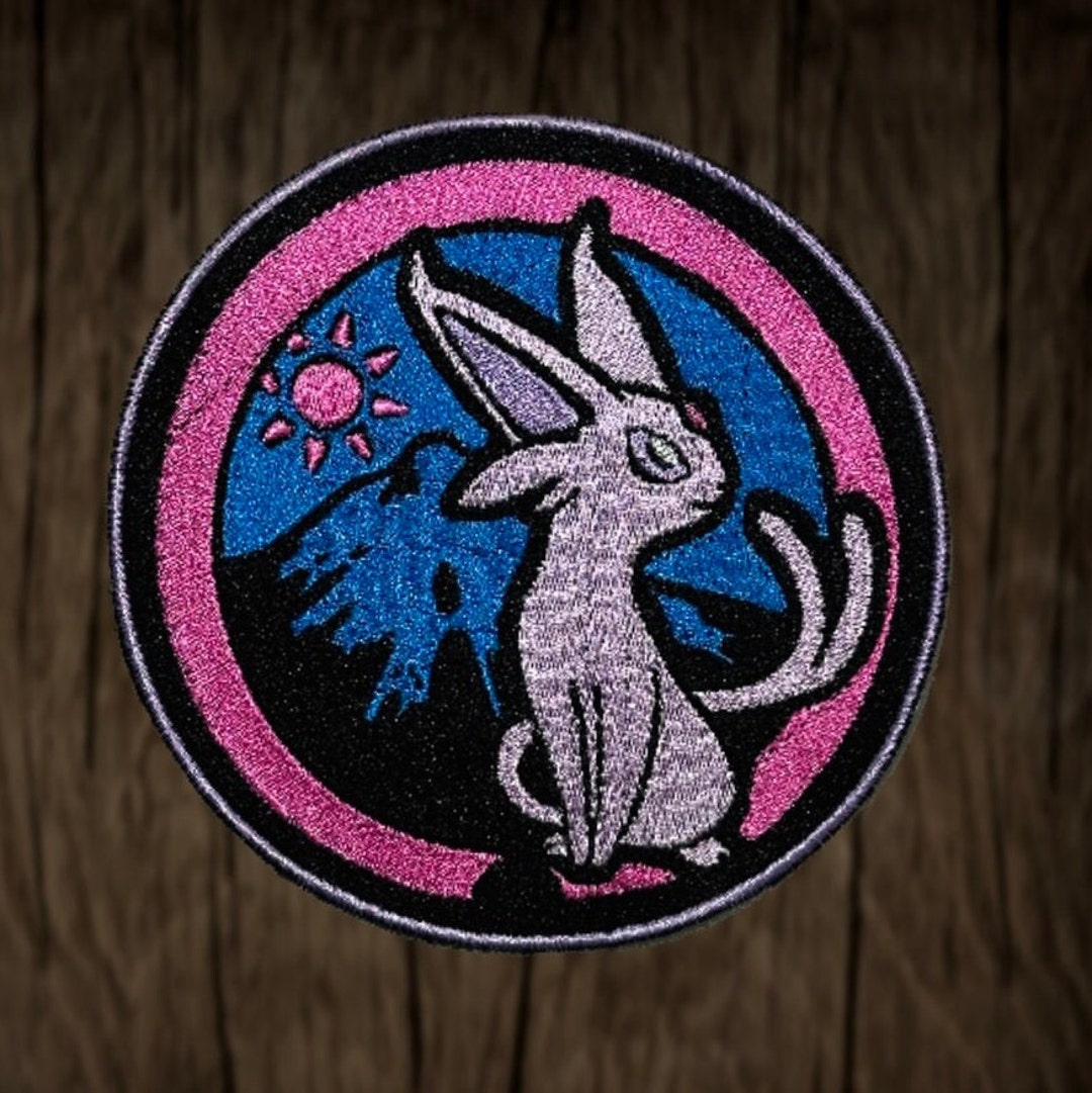 Espeon Embroidery Iron on Patch Perfect for a Gift Present - Etsy