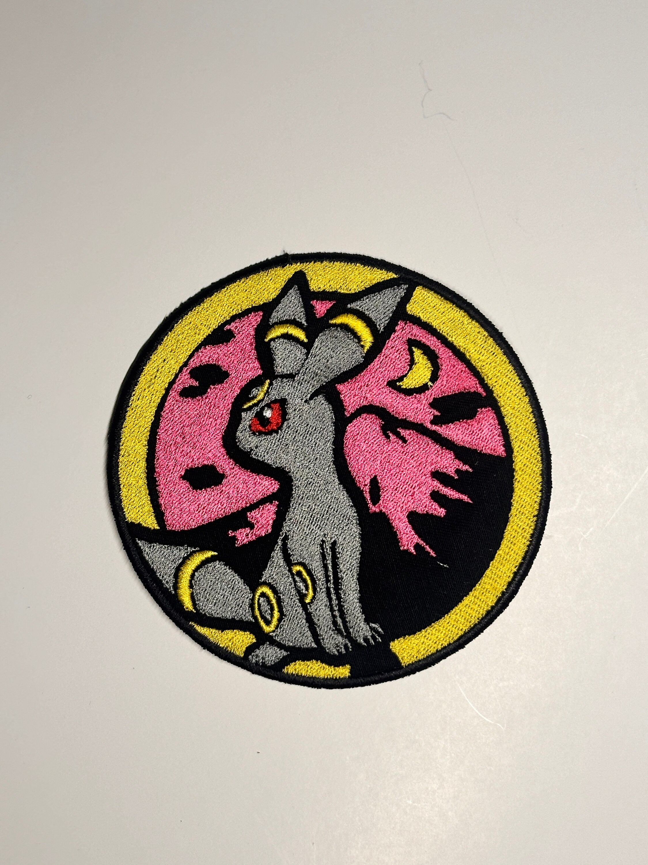 Umbreon Embroidery Iron on Patch, Perfect for a Gift, Present, Birthday ...
