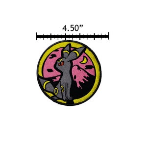 Umbreon Embroidery Iron on Patch, Perfect for a Gift, Present, Birthday ...