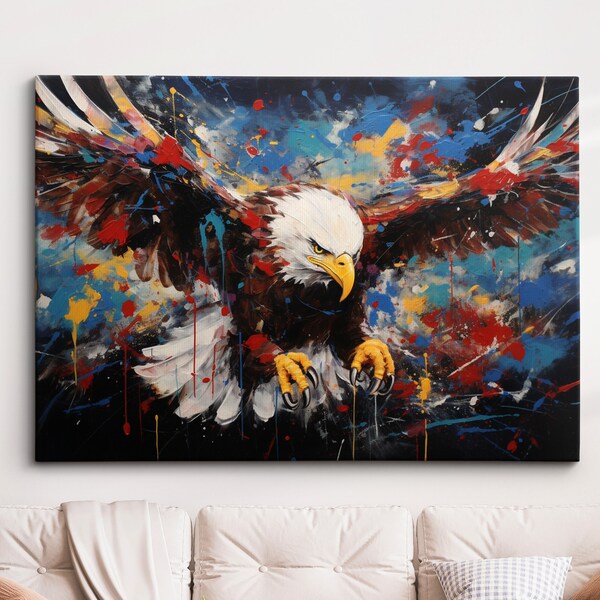 Abstract Eagle Art - Etsy