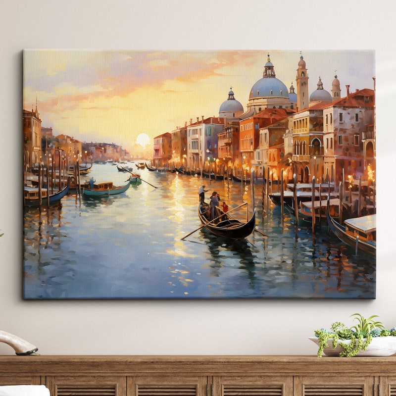 Canvas Art of Venice - Etsy UK