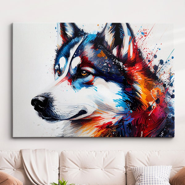 Husky Painting - Etsy